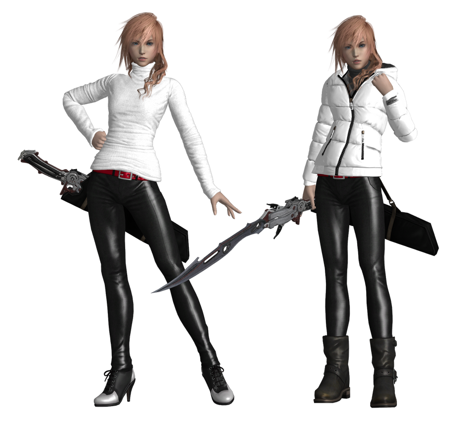 Lightning as sweater+jeans+jacket [DL] XPS by sihsengiu on DeviantArt