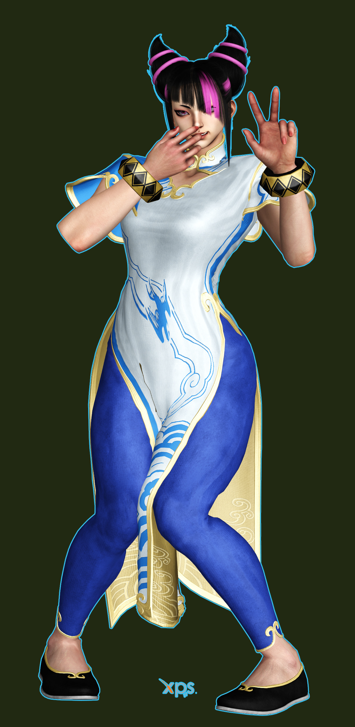 Juri as SF6 - Chun-Li [DL] XPS by sihsengiu on DeviantArt