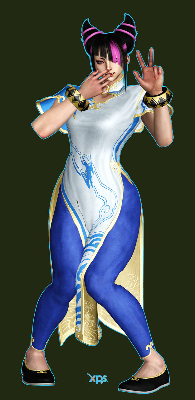 Juri as SF6 - Chun-Li [DL] XPS by sihsengiu on DeviantArt