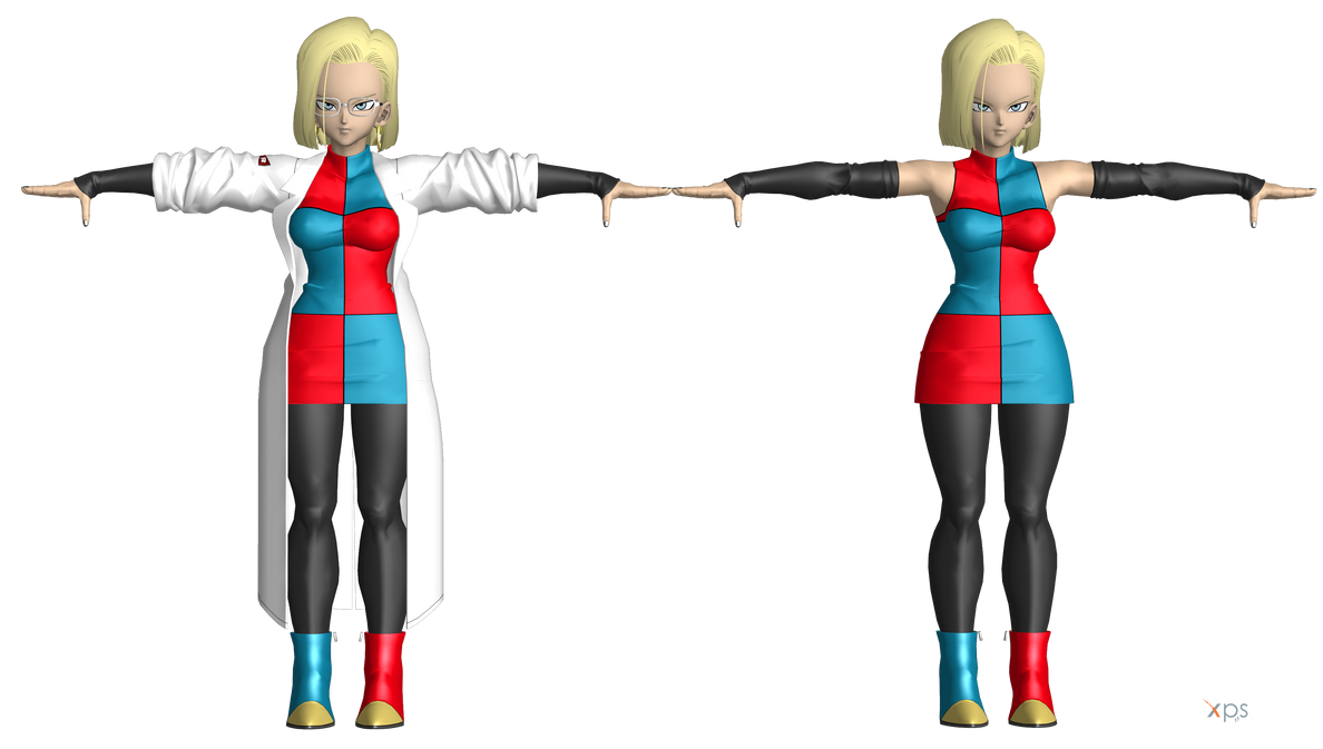 Android 18 as DBFZ Android 21 [DL] XPS by sihsengiu on DeviantArt
