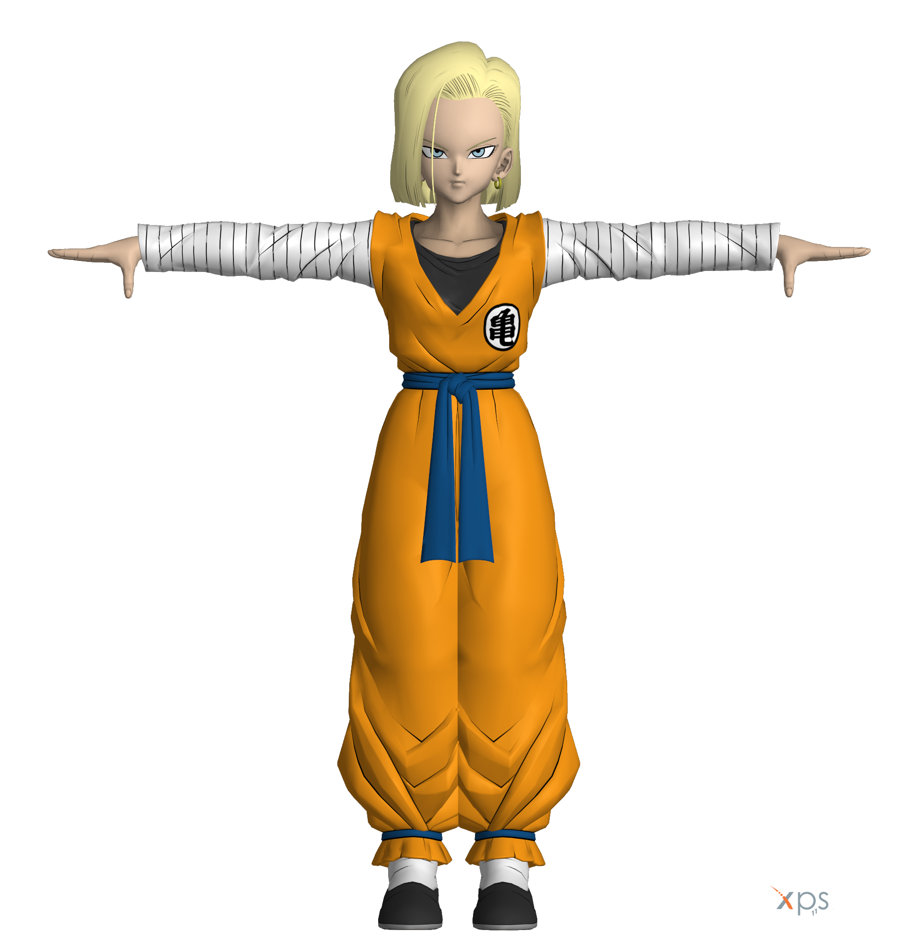 Android 18 as DBFZ - Krillin [DL] XPS by sihsengiu on DeviantArt