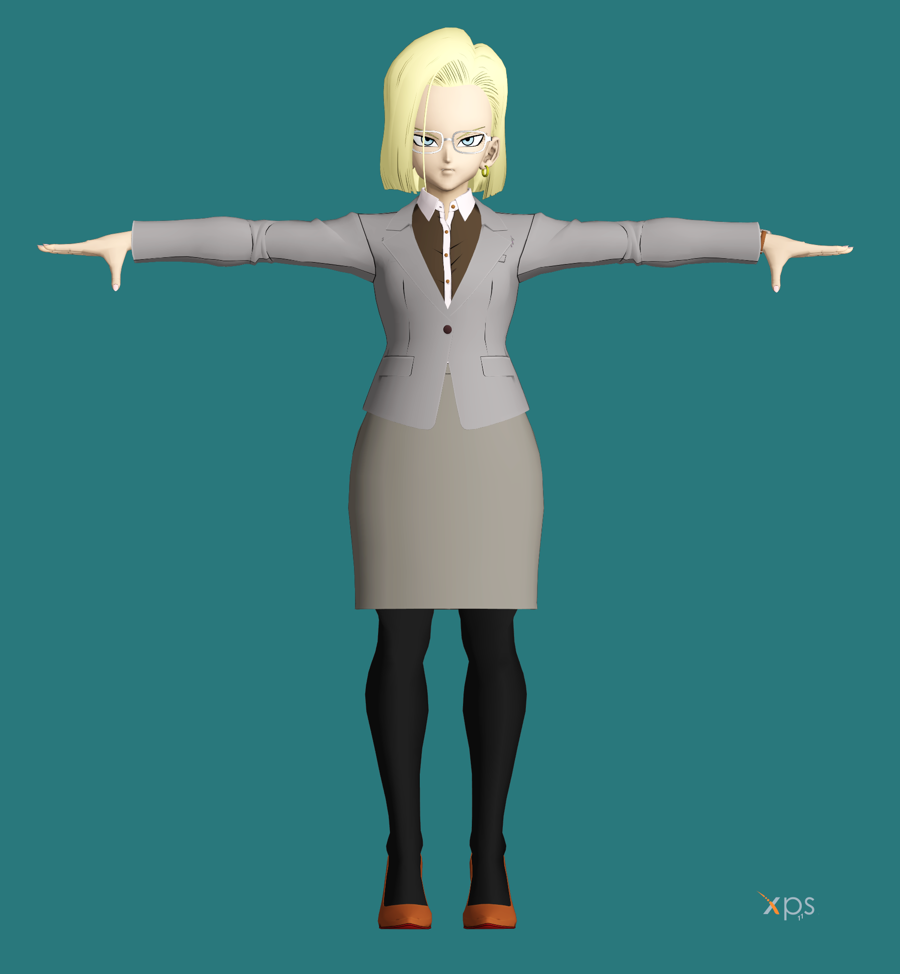 Android 18 as GGS - Erica Bartholomew [DL] XPS by sihsengiu on DeviantArt