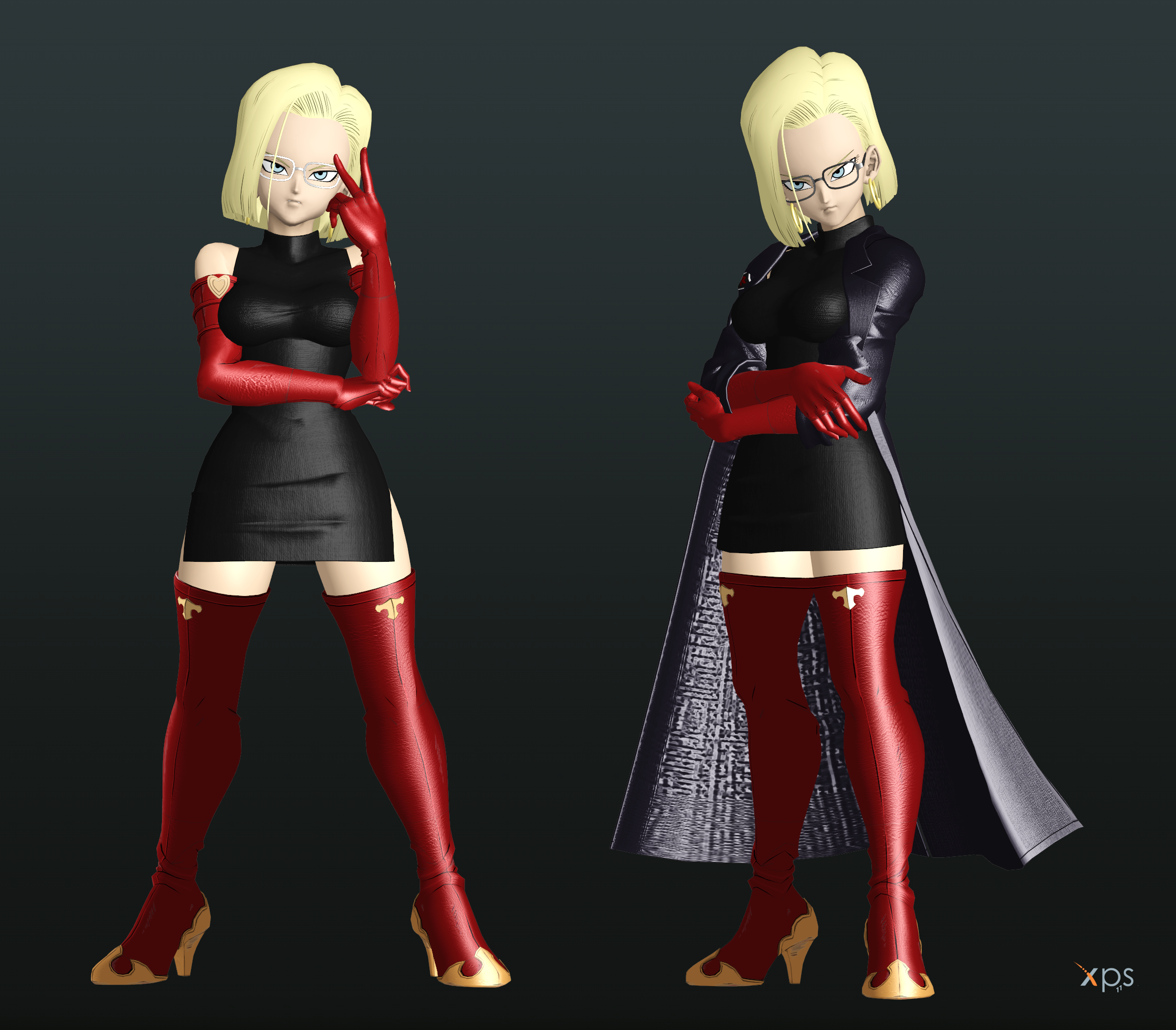 Android 18 as DBFZ Android 21+Narmaya [DL] XPS by sihsengiu on DeviantArt