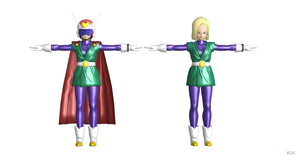 Android 18 as Great Saiyagirl [DL] XPS by sihsengiu on DeviantArt
