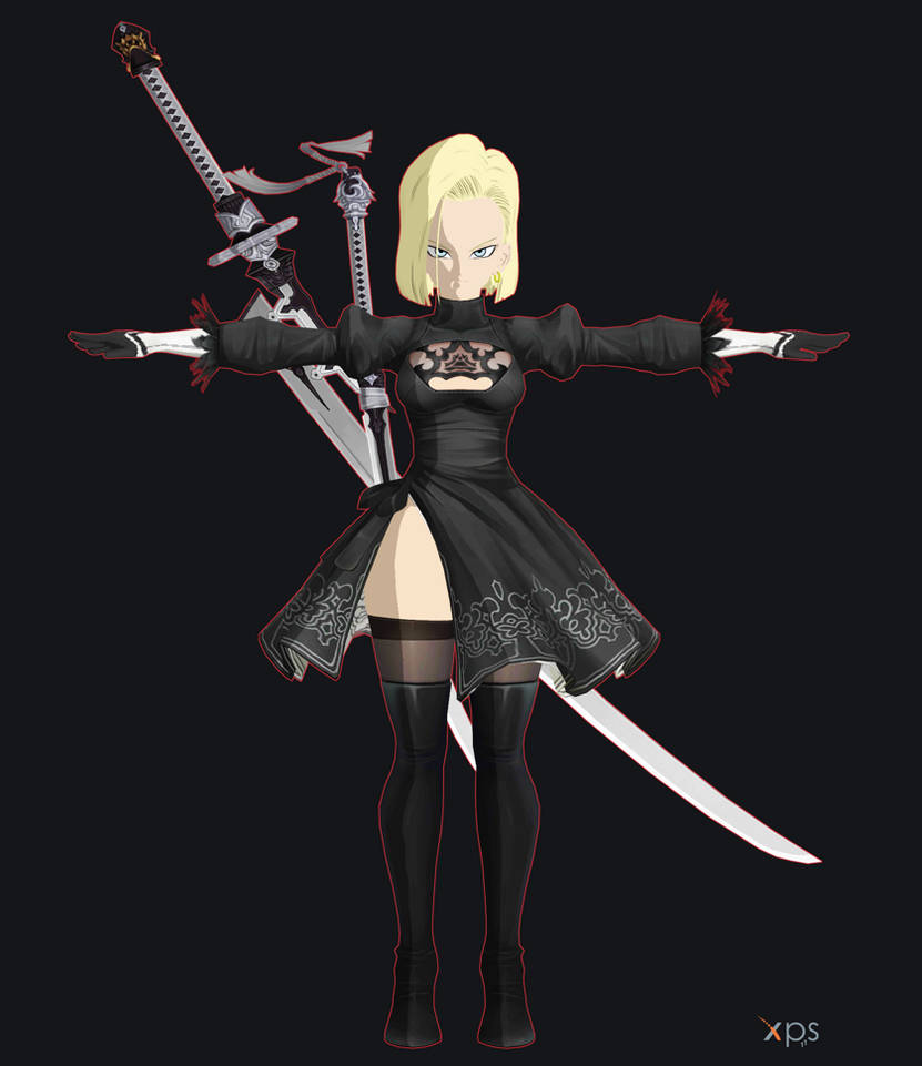 Android 18 as 2B (SD) [DL] XPS by sihsengiu on DeviantArt