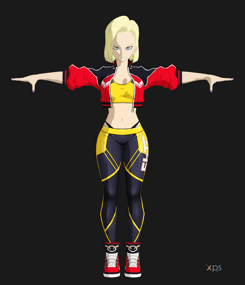 Android 18 as Yina [DL] XPS by sihsengiu on DeviantArt