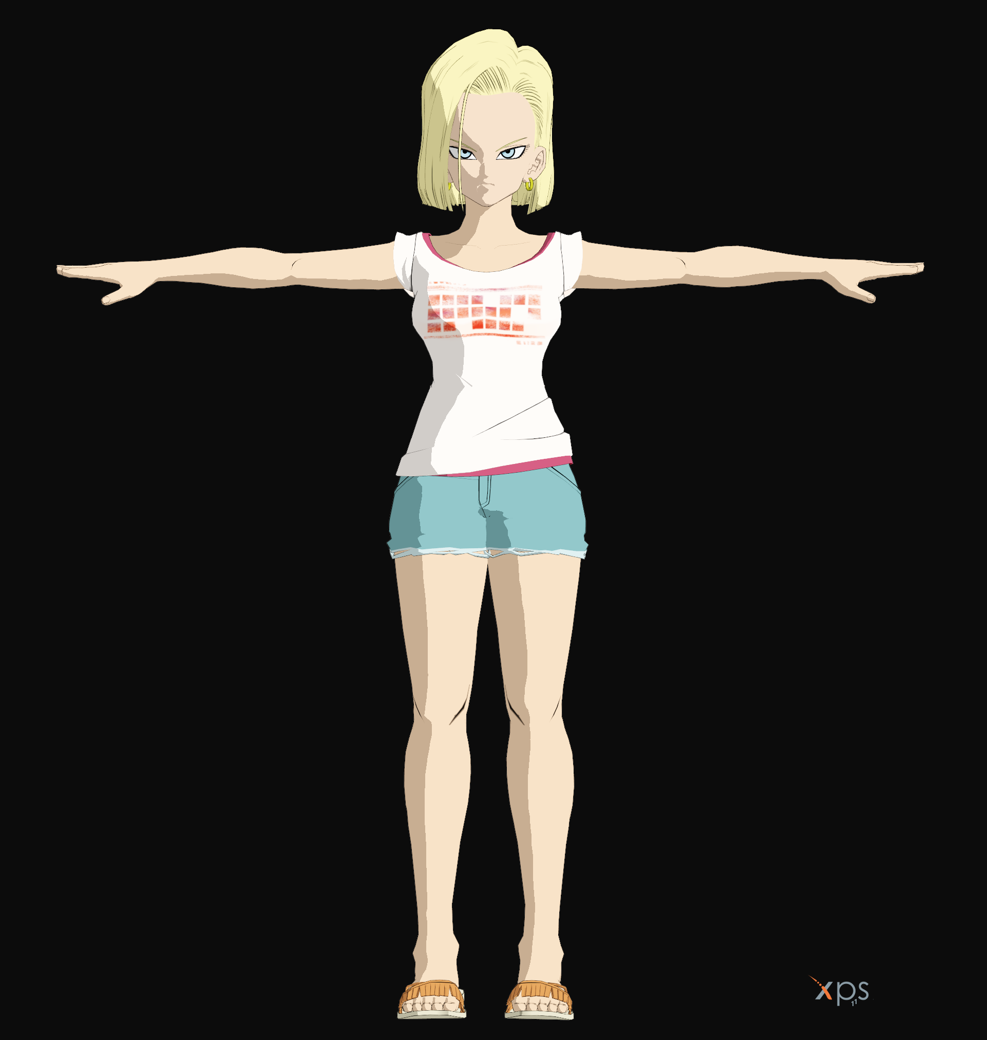 Android 18 as Eva Mari Makinami summer[DL] XPS by sihsengiu on DeviantArt