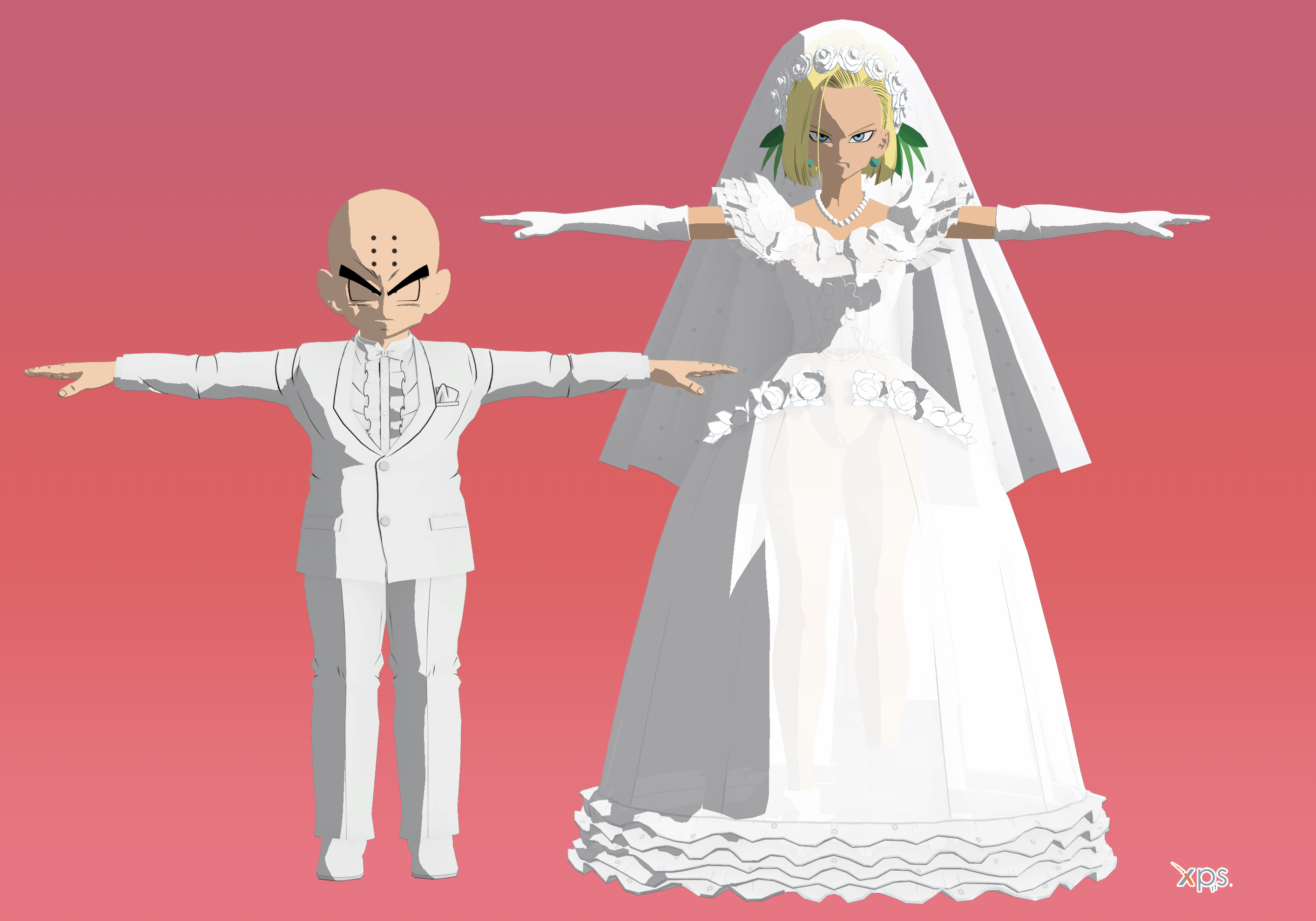Kakarot - Android18 Krillin Wedding pack [DL] XPS by sihsengiu on DeviantArt