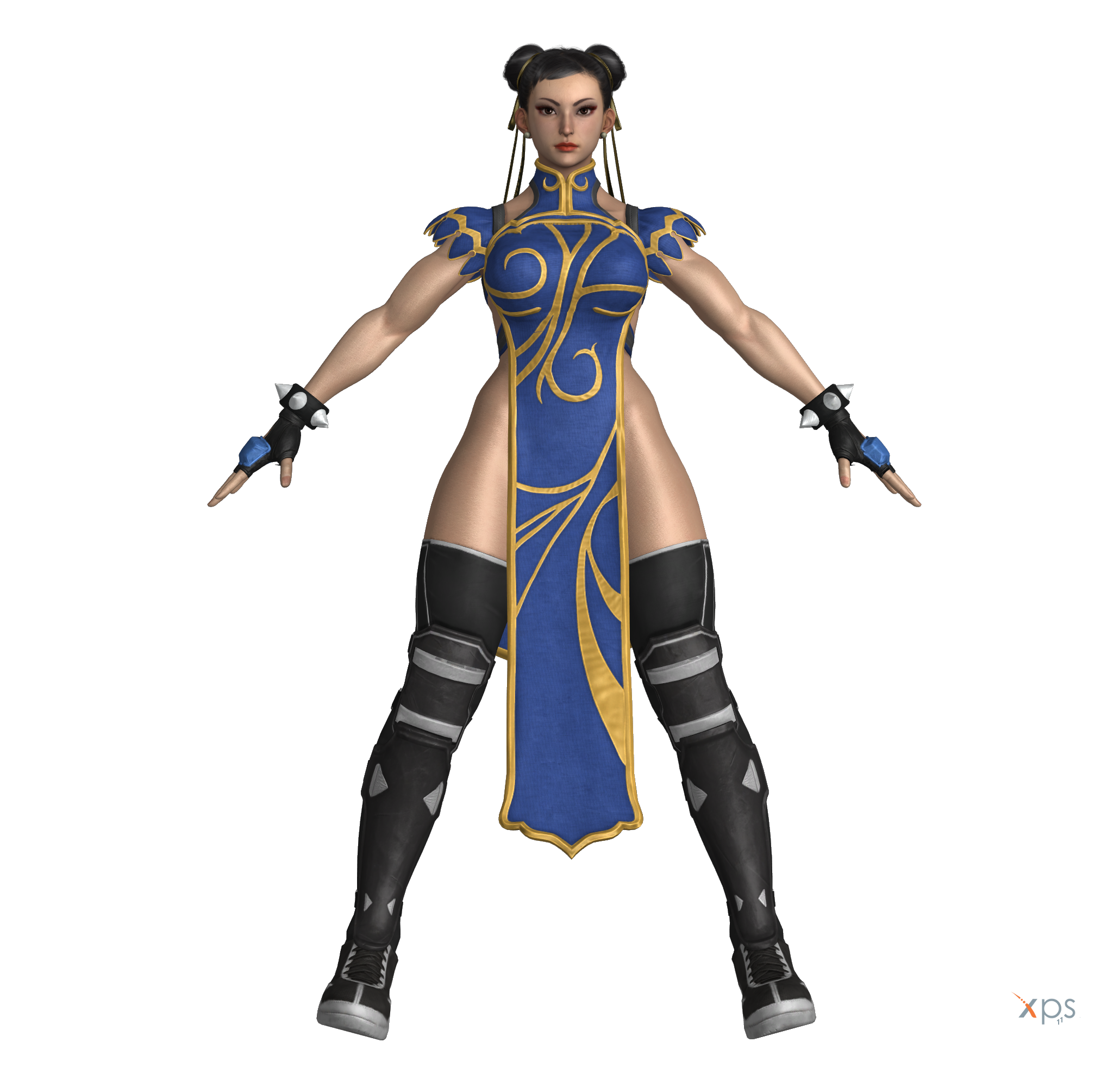 SFV Chun Li Training v2 [DL] XPS by sihsengiu on DeviantArt