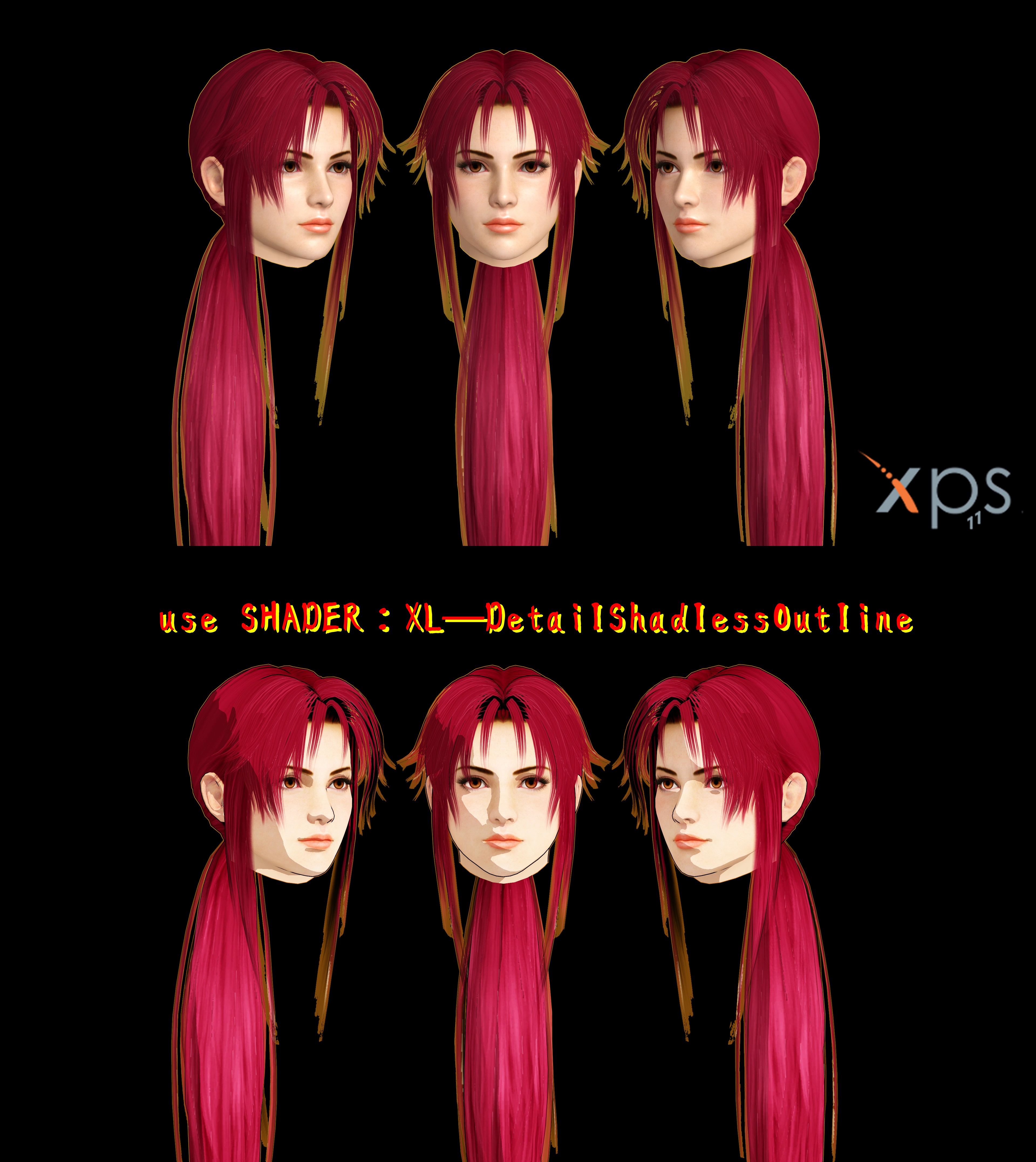Revy Head Black Lagoon [DL] XPS by sihsengiu on DeviantArt