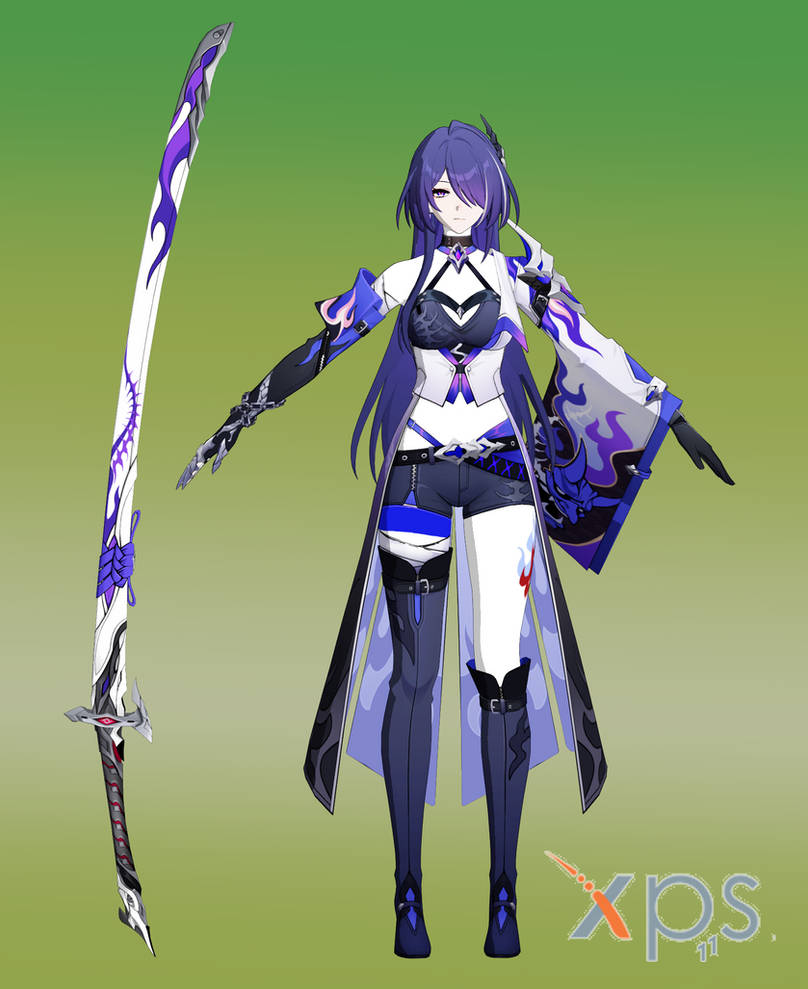 Honkai: Star Rail - Acheron [DL] XPS by sihsengiu on DeviantArt