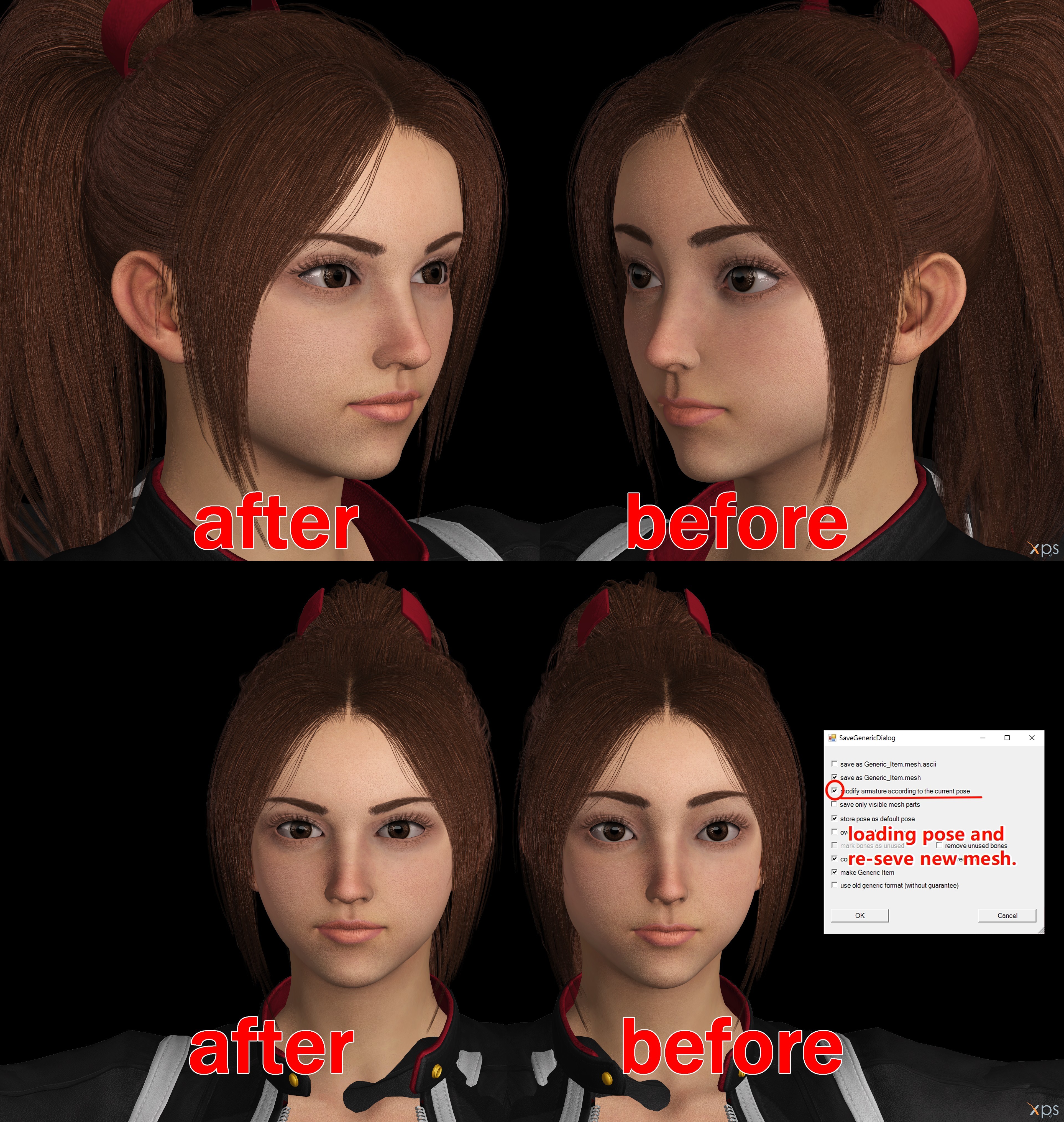 change SF6 Mai default face pose (XPS) by sihsengiu on DeviantArt