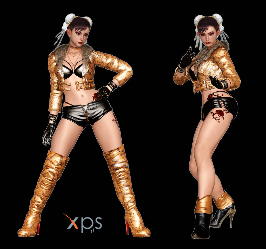 SF6 Chun-Li as T7 - Anna (Python costume) [DL] XPS by sihsengiu on DeviantArt