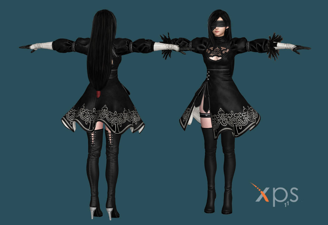 Tifa as Stellar Blade - Eve (2B Outfit) [DL] XPS by sihsengiu on DeviantArt