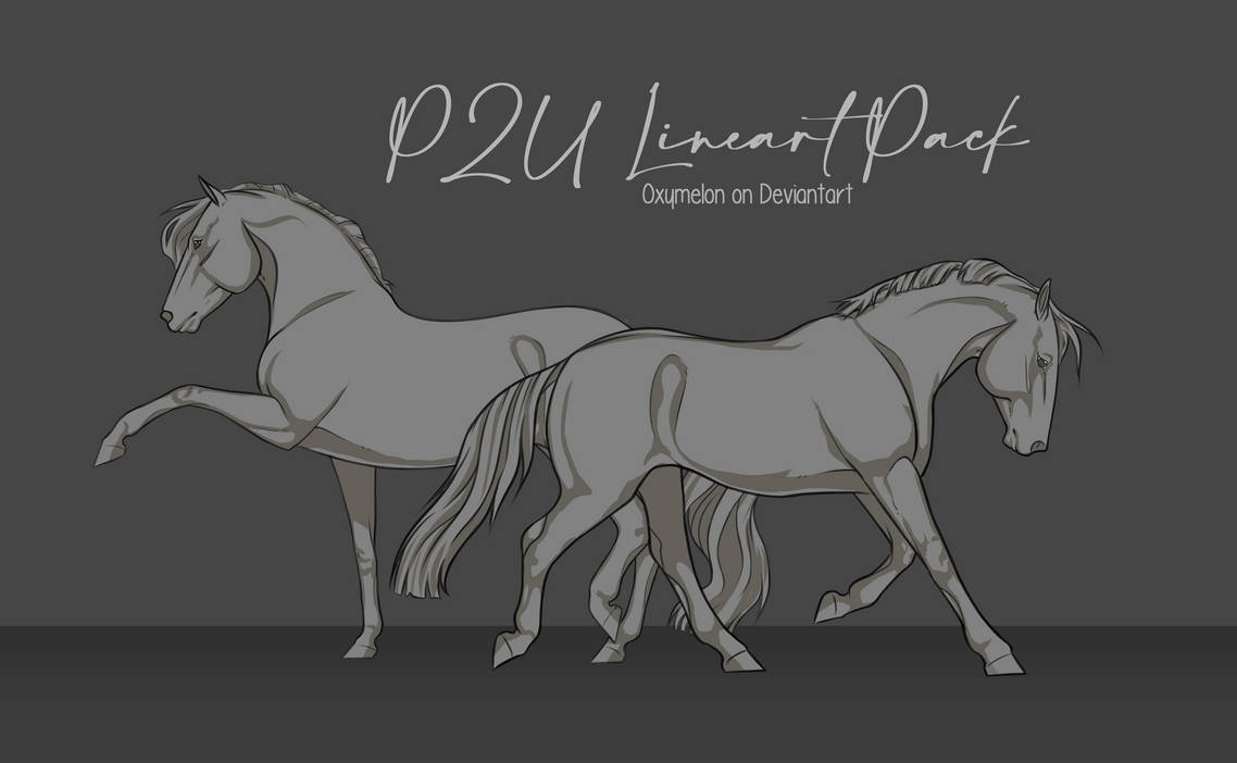 Fancy Ponies Lineart by oxymelon on DeviantArt