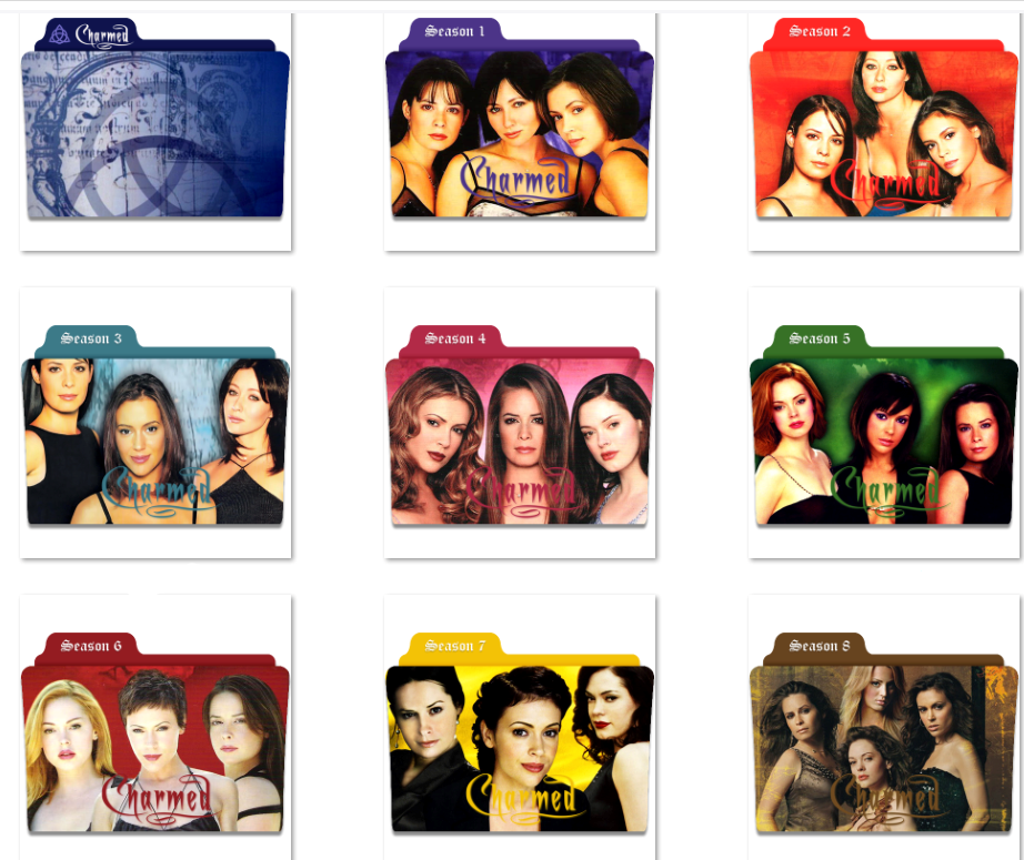 Charmed Folder Icons by nellanel on DeviantArt