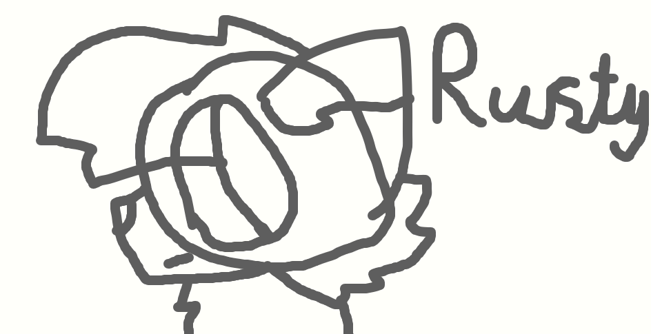 Rusty sketch by Wolfydabest on DeviantArt