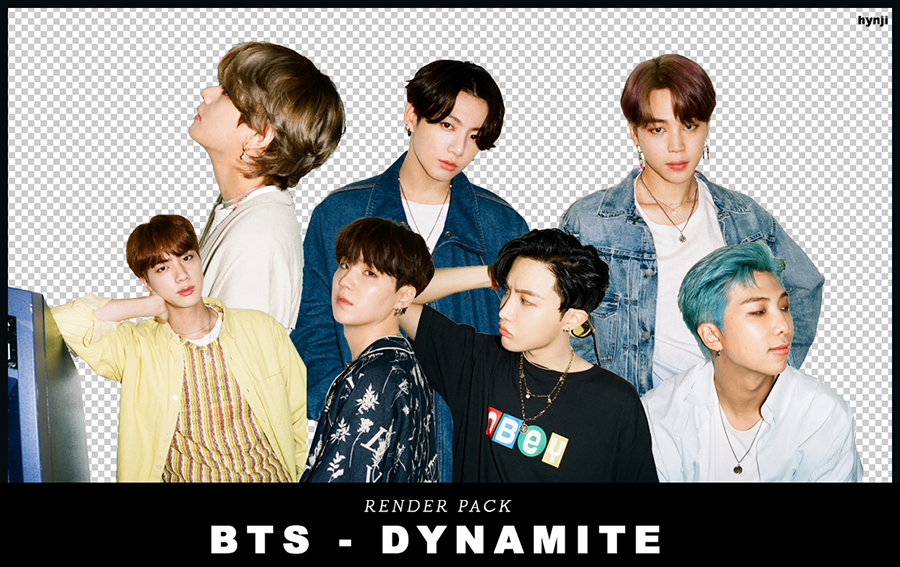 Render pack - BTS (DYNAMITE) by HynJi on DeviantArt