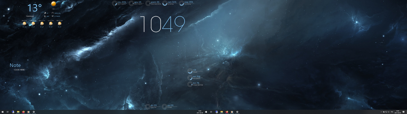 Def blue space HW 1.9 (HWInfo version) by def972 on DeviantArt