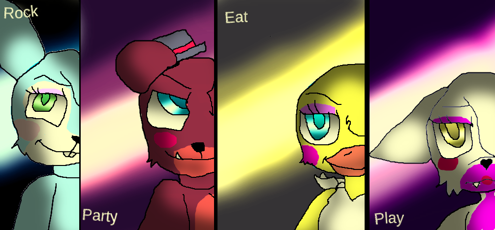 fnaf 2 poster by pinkameana3 on DeviantArt