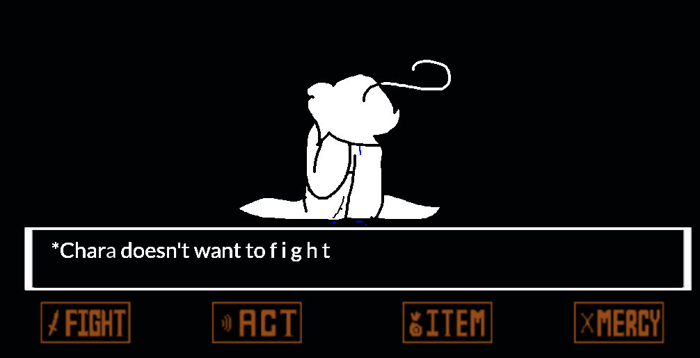 Chara fight mercy run end by pinkameana3 on DeviantArt