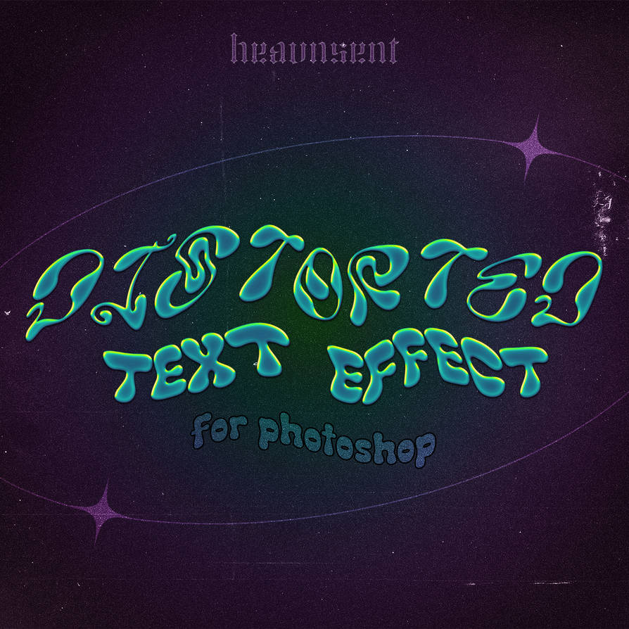 distorted text effect #2 by heavnsent on DeviantArt