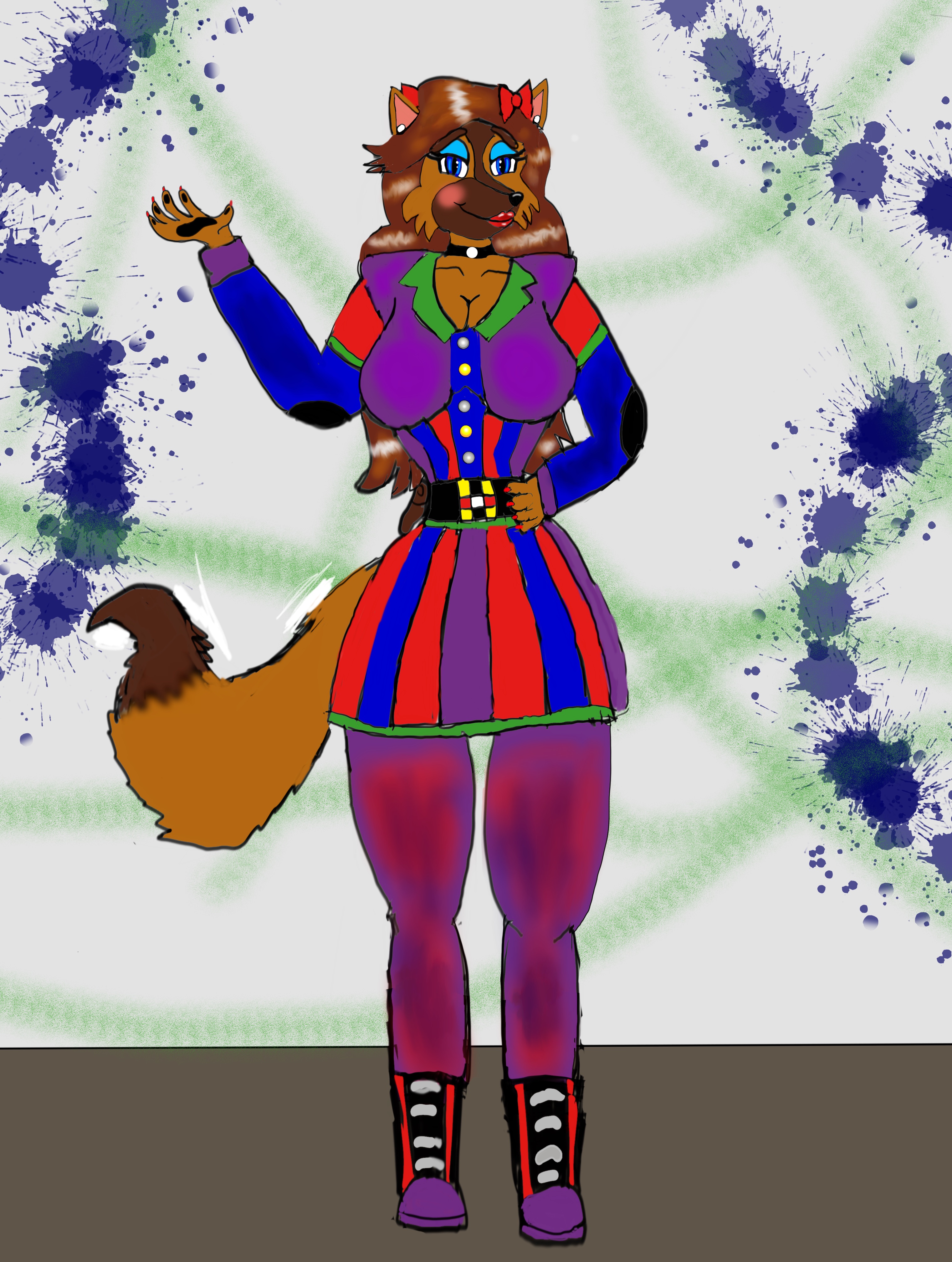 Mrs. Fighter as a furry by HarryBoyXD99 on DeviantArt