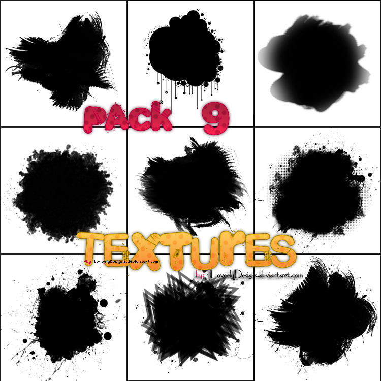 Pack 9 Texturas de Manchas by loveelydesigns on DeviantArt