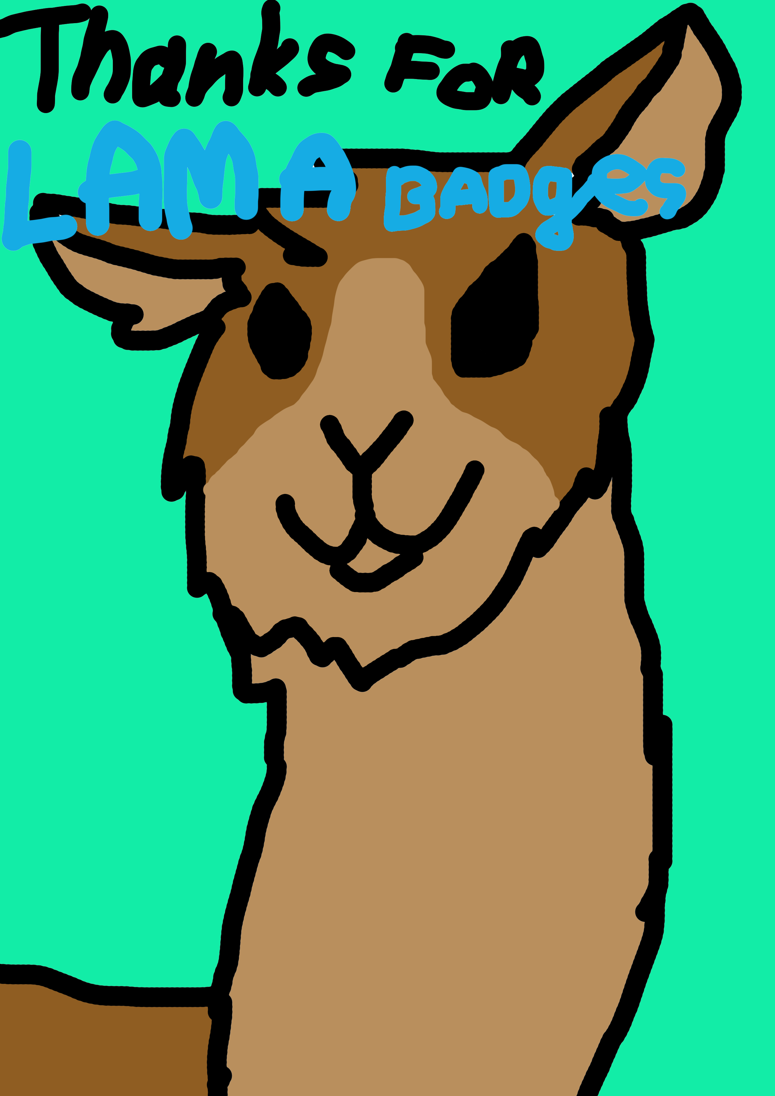 Lama Badges by okamilota on DeviantArt