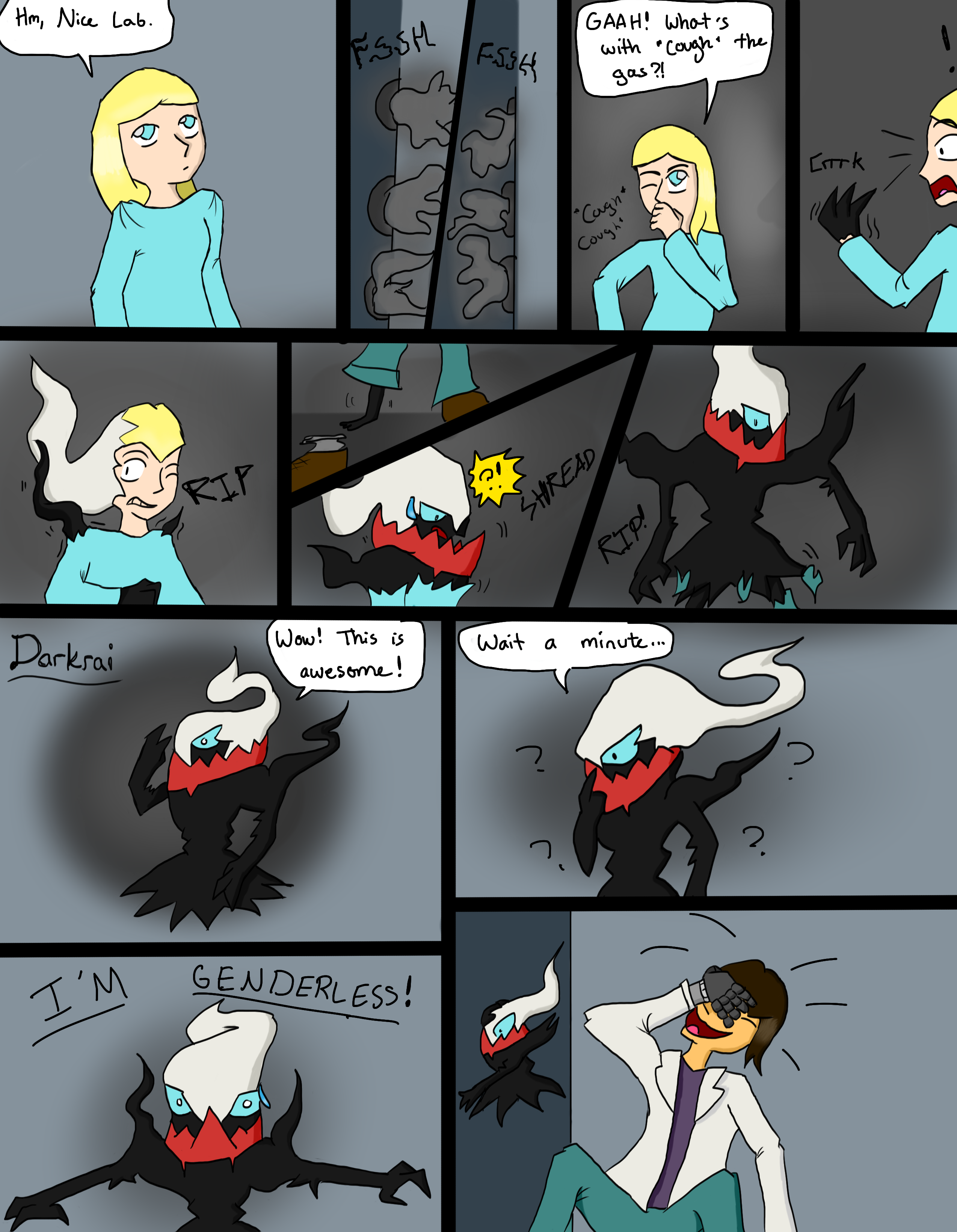 Darkrai Girl Shrink Comic