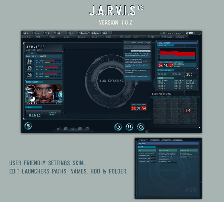 J.a.r.v.i.s Os 1.0.2 by TheClickart on DeviantArt