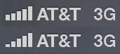 Old signal bars for iPhone by Leonick on DeviantArt