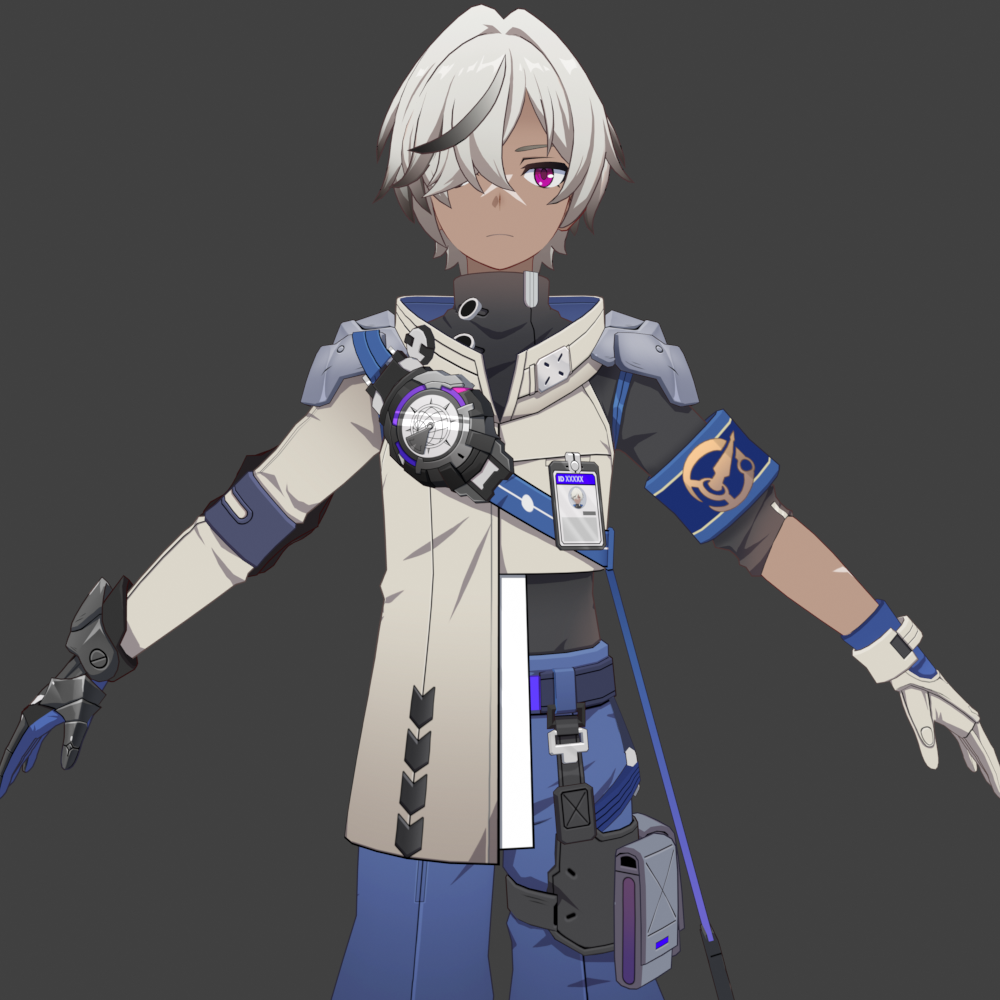 HSR - Arlan 3D Model DL (FBX/Blend) by Petventh on DeviantArt