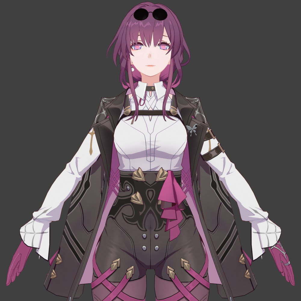 HSR - Kafka 3D Model DL (FBX/Blend) by Petventh on DeviantArt