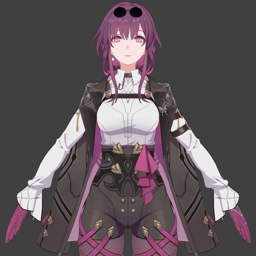 HSR - Kafka 3D Model DL (FBX/Blend) by Petventh on DeviantArt