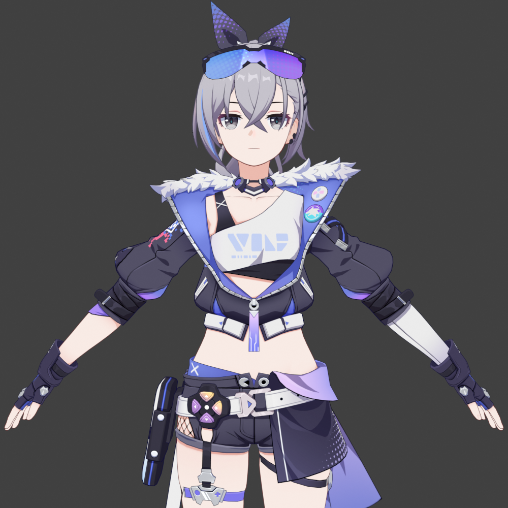 HSR - Silwolf 3D Model DL (FBX/Blend) by Petventh on DeviantArt