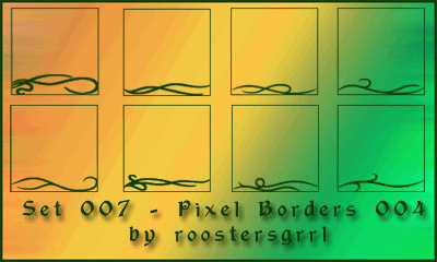 Pixel Borders Set 004 by wolfgrrlone on DeviantArt