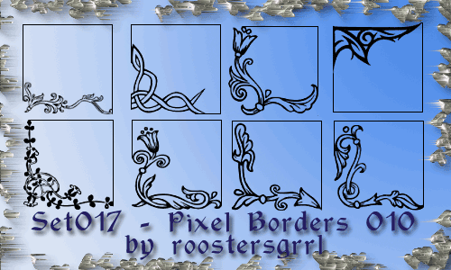 Set 017 - Pixel Borders 010 by wolfgrrlone on DeviantArt