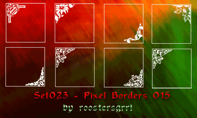 Set023 - Pixel Borders 015 by wolfgrrlone on DeviantArt