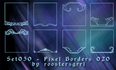 Set030 - Pixel Borders 020 by by wolfgrrlone on DeviantArt