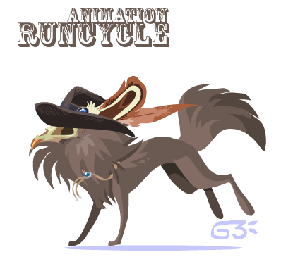 Cuddleface run animation by griffsnuff on DeviantArt