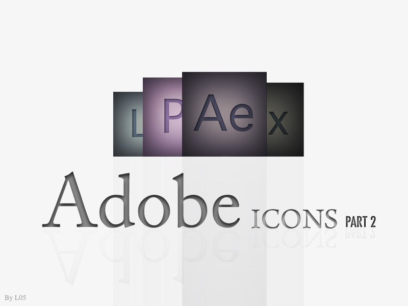 ADOBE icons PART 2 by L05 on DeviantArt
