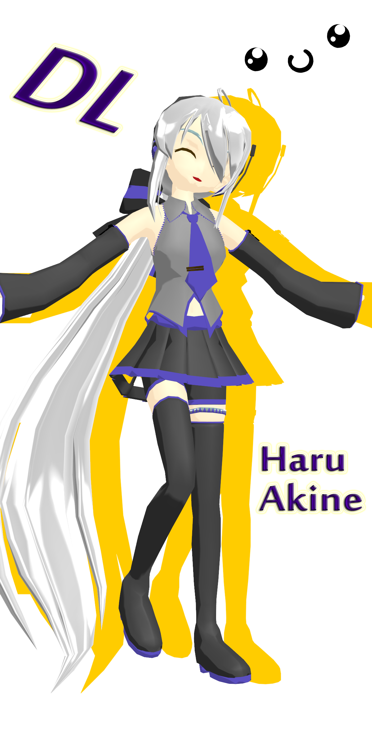 [MMD] Haru Akine DL by nekonekkoproductions on DeviantArt