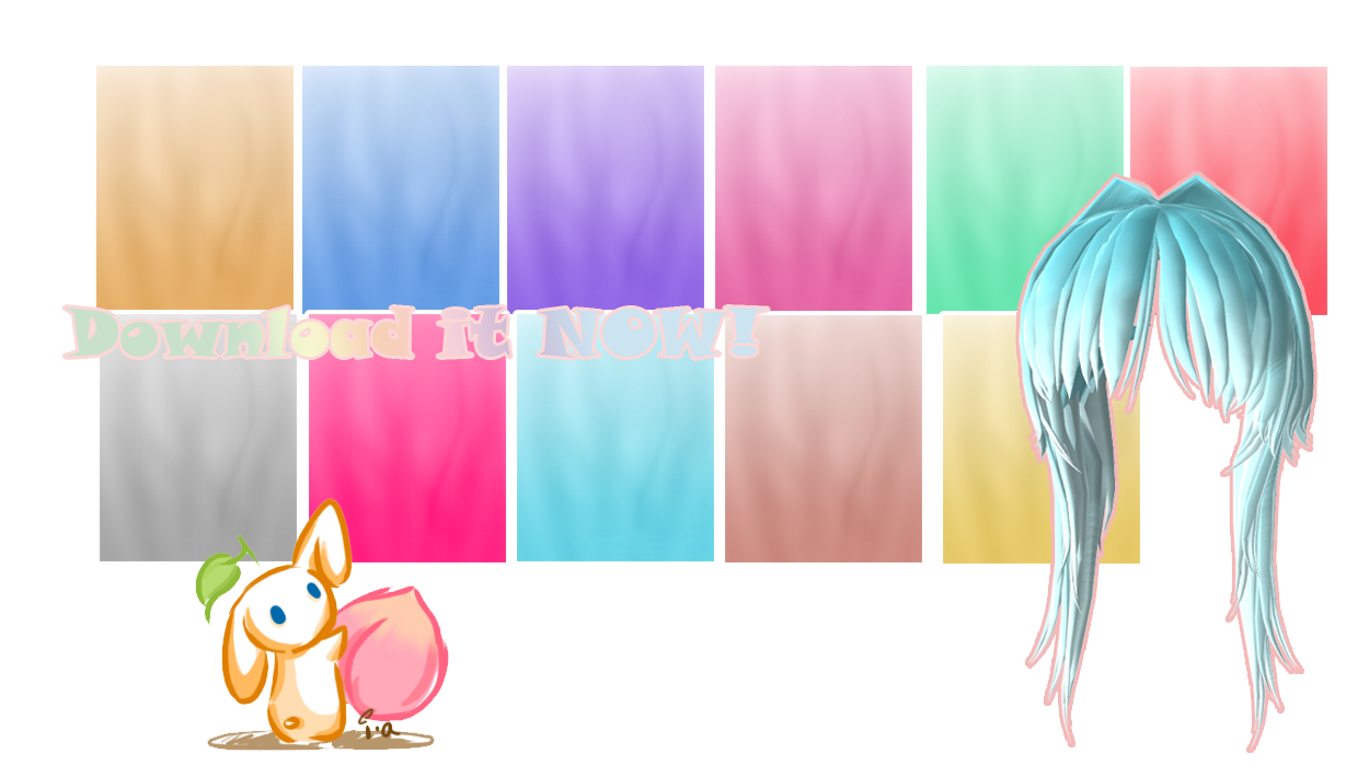 MMD Stelly Hair Texture by Nekomimi-Chan00 on DeviantArt