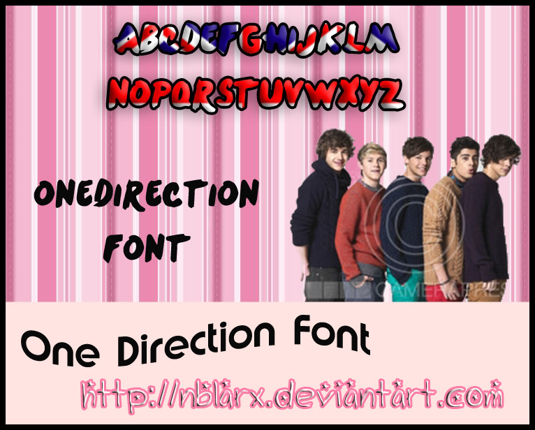 One Direction Font by Nblarx on DeviantArt