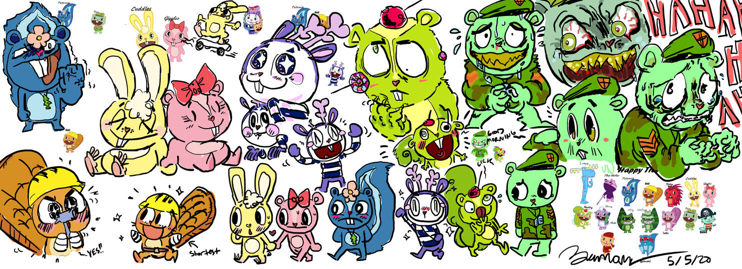 HAPPY TREE FRIENDS!!!!!!!!! by 3am-grem on DeviantArt