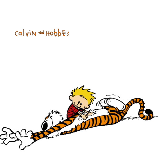 Calvin and Hobbes (4) by KahlanAmnelle on DeviantArt