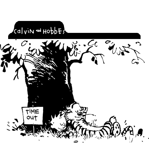 Calvin and Hobbes (5) by KahlanAmnelle on DeviantArt