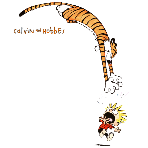 Calvin and Hobbes (8) by KahlanAmnelle on DeviantArt