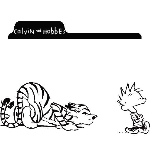 Calvin and Hobbes (12) by KahlanAmnelle on DeviantArt